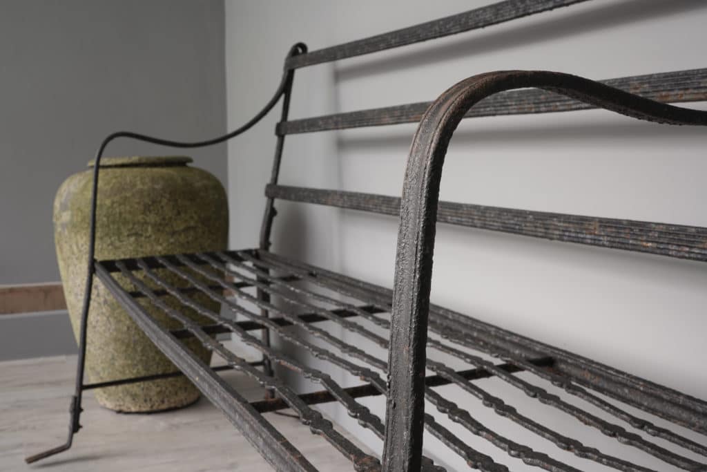 Regency Wrought Iron (Strap Work) Garden Bench - DGA by Tina Bird