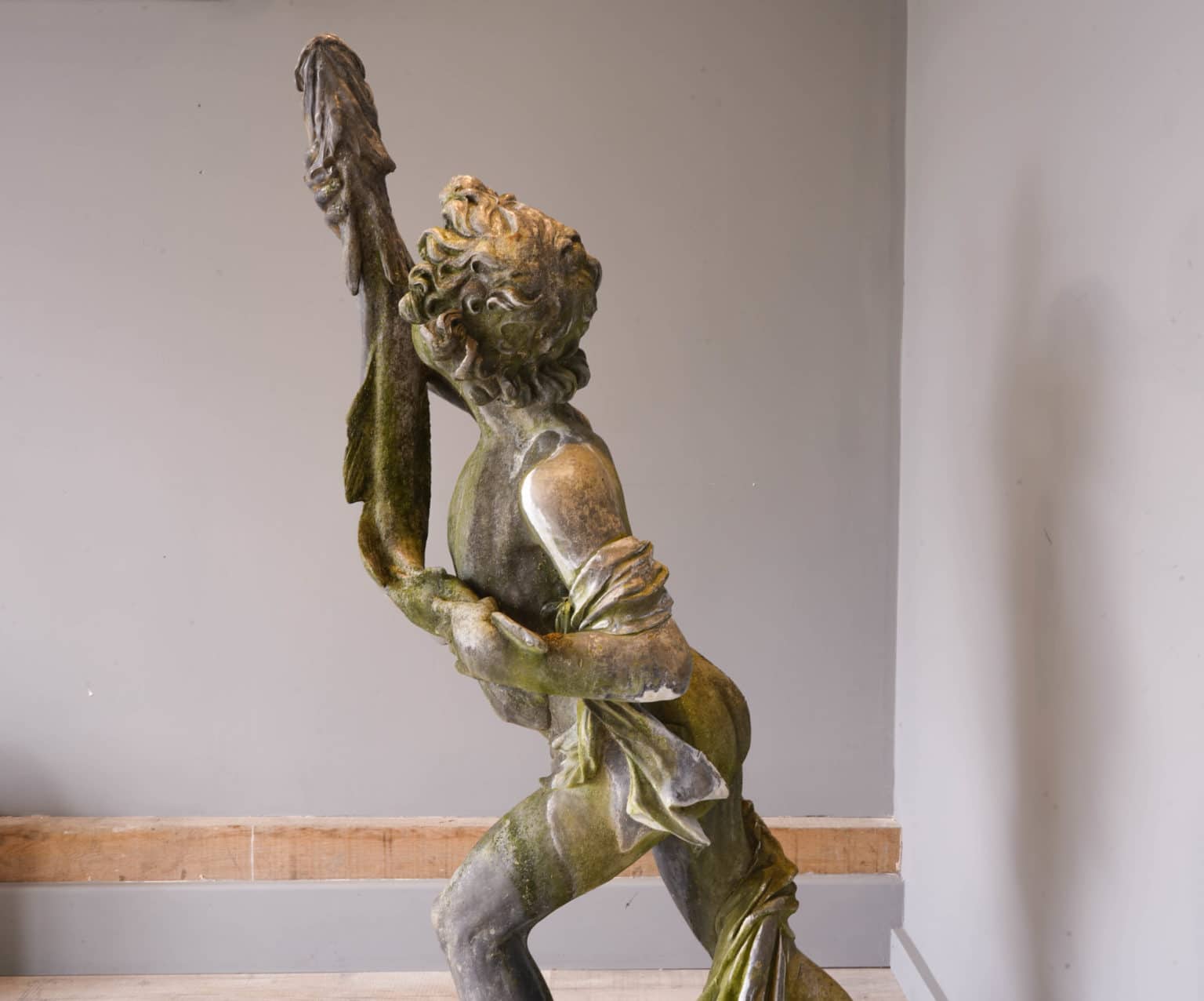 Antique Lead Statue/Fountain by The Bromsgrove Guild - DGA by Tina Bird