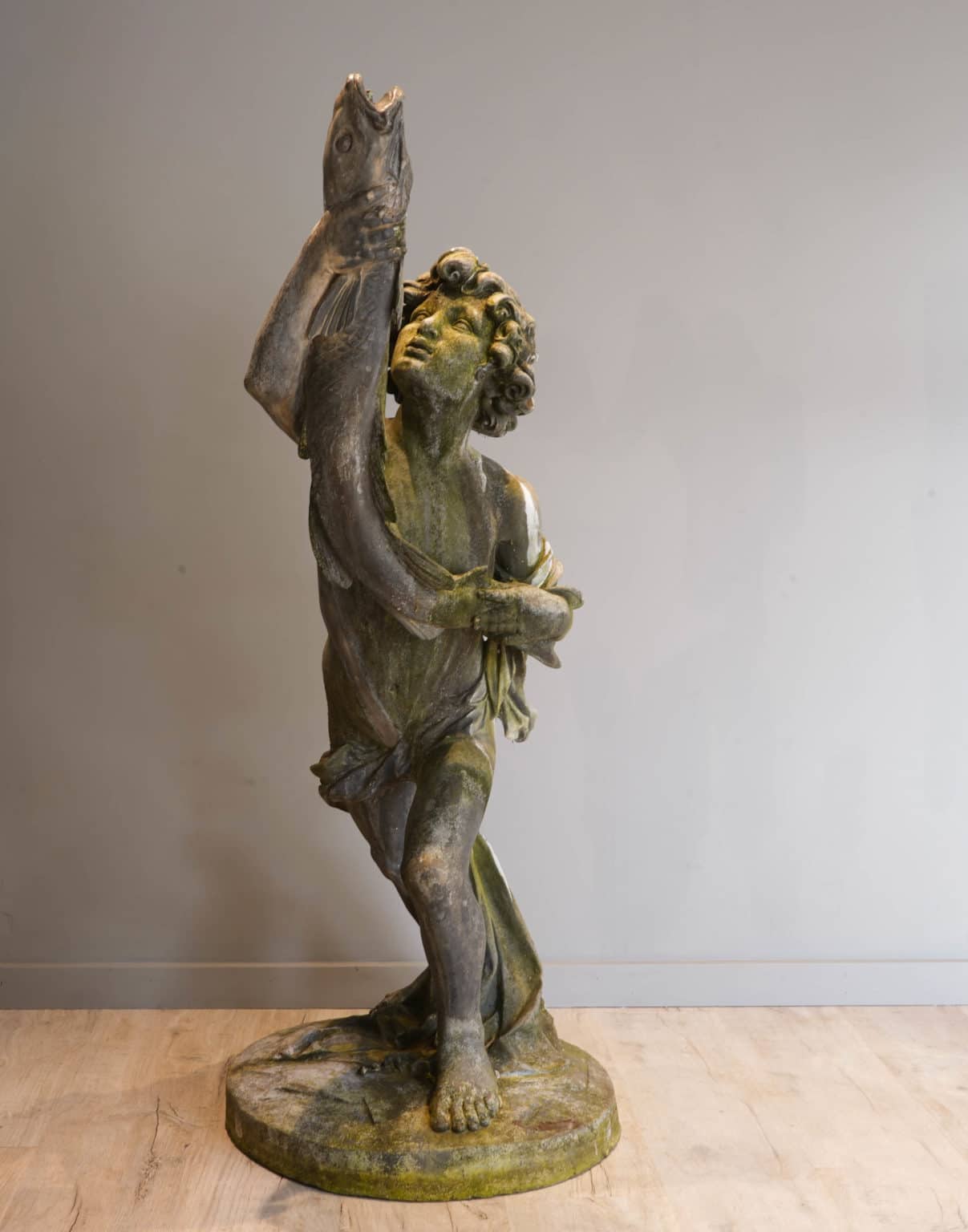 Antique Lead Statue/Fountain by The Bromsgrove Guild - DGA by Tina Bird