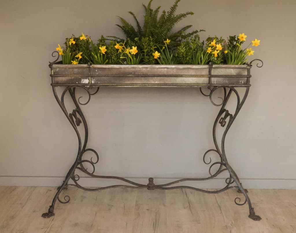 A Pair of British Vintage Wrought Iron Window Boxes - DGA by Tina Bird