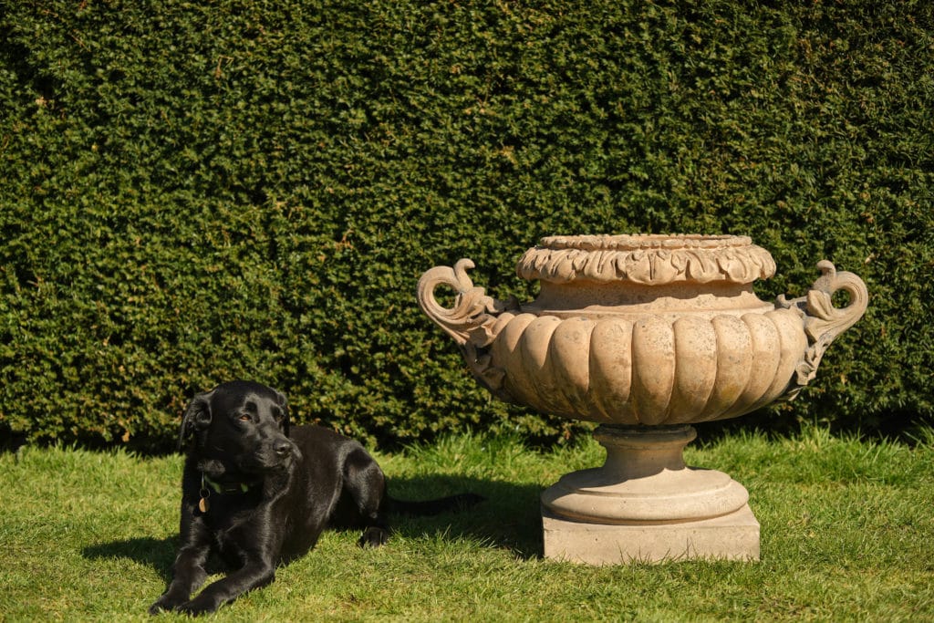 Large Scale Terracotta Garden Urn by James Pulham - DGA by Tina Bird
