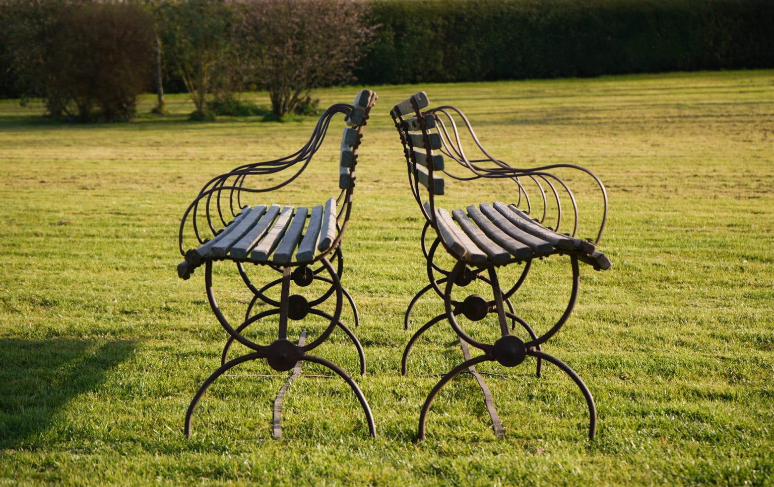 Victorian Cast iron Garden Bench - DGA by Tina Bird