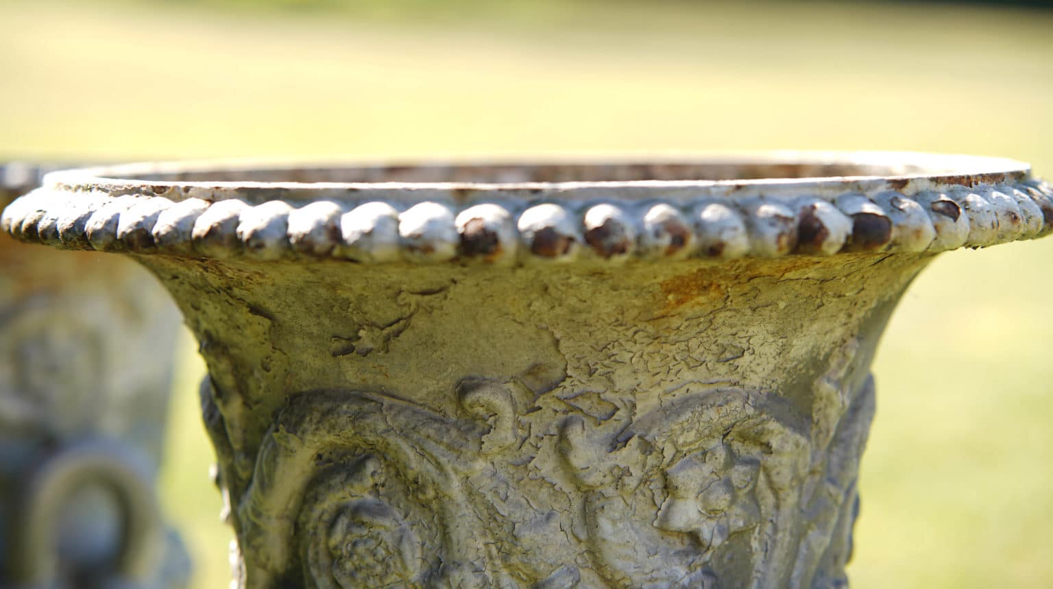 An original pair of Andrew Handyside Garden Urns - DGA by Tina Bird