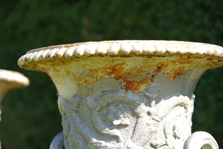 An original pair of Andrew Handyside Garden Urns - DGA by Tina Bird