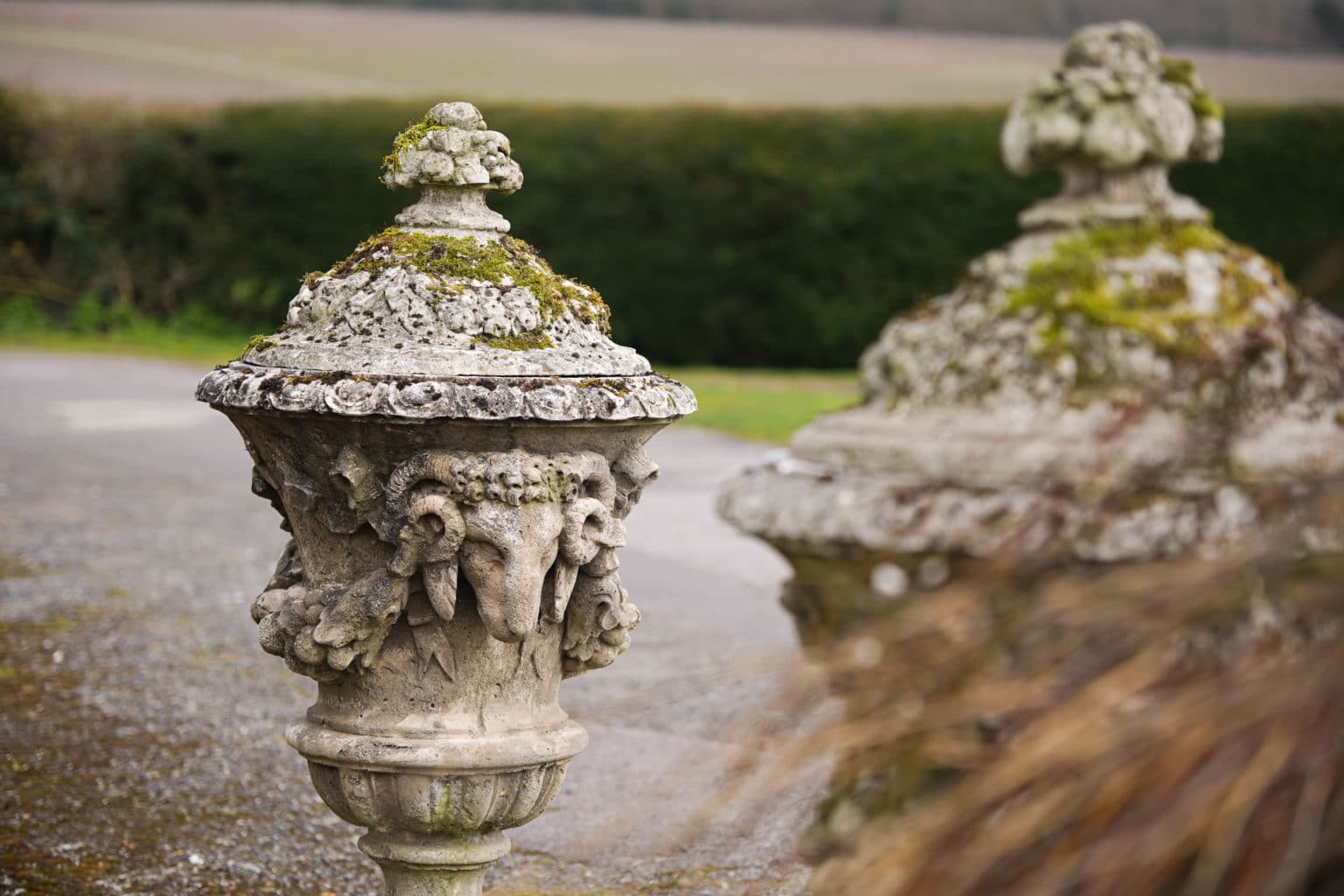 An original pair of Andrew Handyside Garden Urns - DGA by Tina Bird