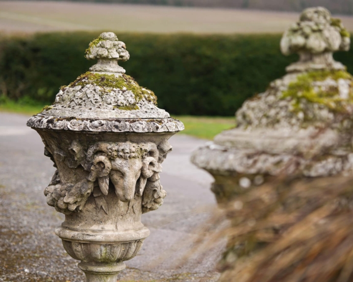 An original pair of Andrew Handyside Garden Urns - DGA by Tina Bird