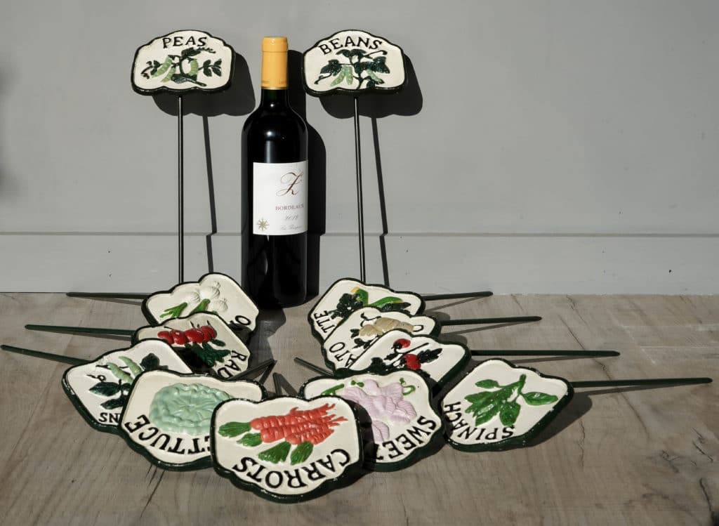 Vintage Vegetable or Herb Garden Sign Set - DGA by Tina Bird