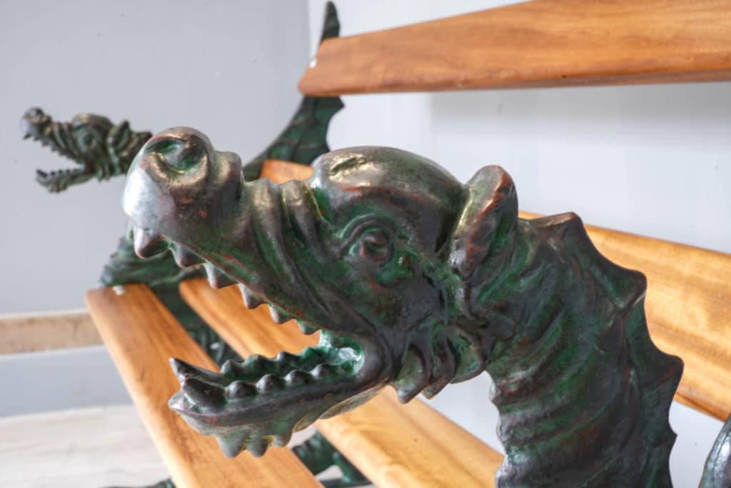 Victorian Design Cast Iron Serpent Bench - DGA by Tina Bird