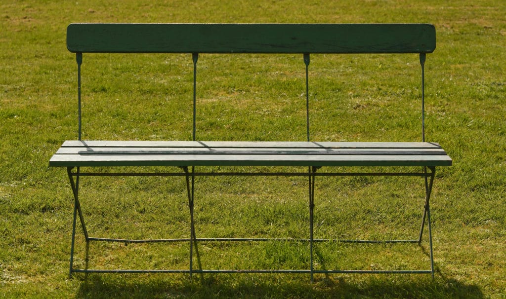 Elegant Vintage French Garden Bench - DGA by Tina Bird