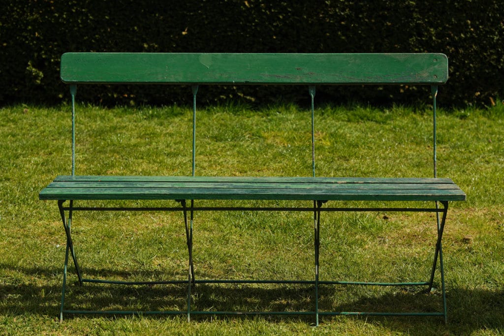 Elegant Vintage French Garden Bench - DGA by Tina Bird