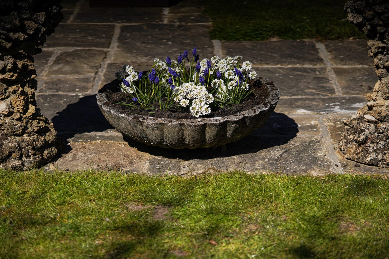 Large Reconstituted Stone Garden Planter - DGA by Tina Bird