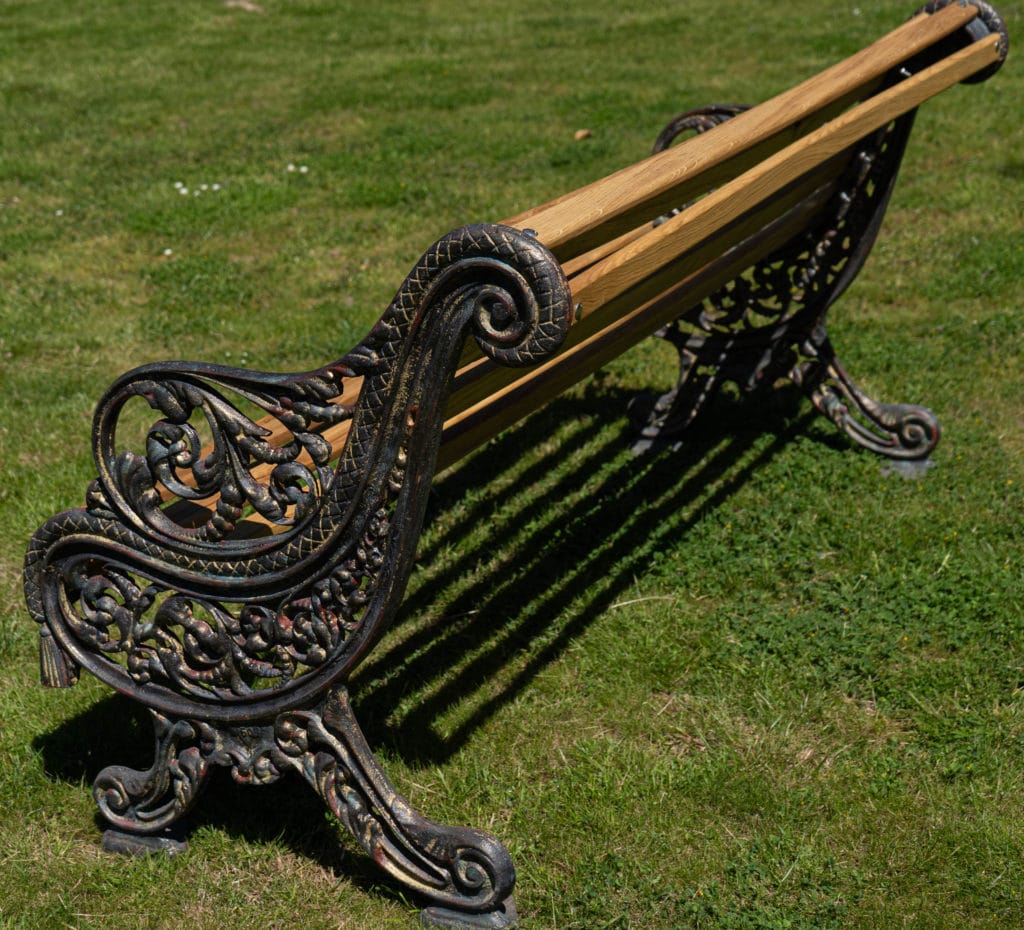 Victorian Cast iron Garden Bench - DGA by Tina Bird