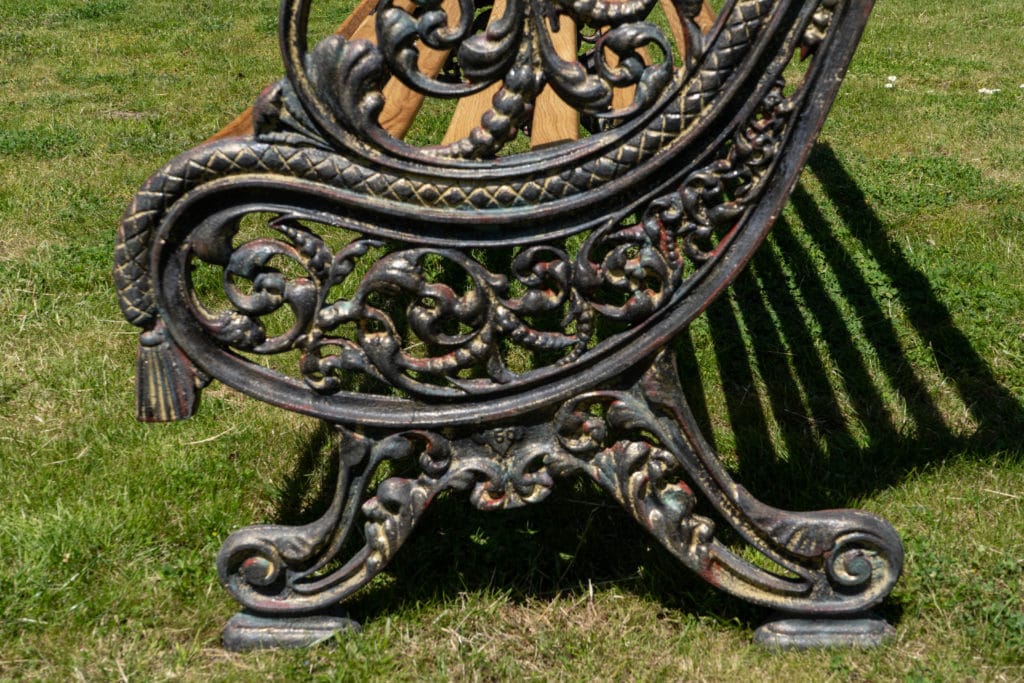 Victorian Cast iron Garden Bench - DGA by Tina Bird