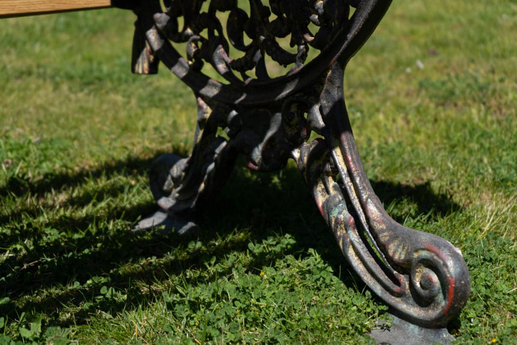 Victorian Cast iron Garden Bench - DGA by Tina Bird