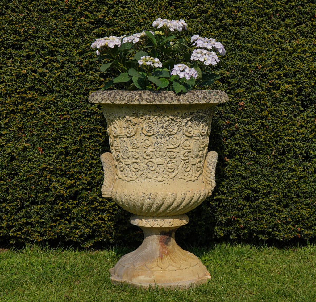 Large Cast Stone Garden Urn - DGA by Tina Bird