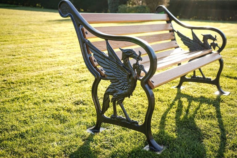 Victorian Cast iron Garden Bench - DGA by Tina Bird