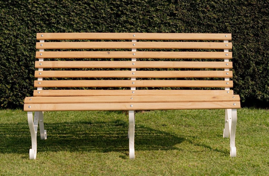 Victorian refurbished 3 legged Garden Bench - DGA by Tina Bird