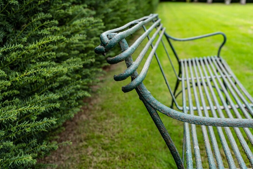 Antique 19th Century Arras Garden Bench - DGA by Tina Bird