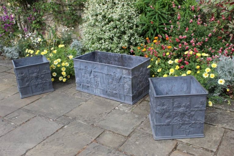 Very large Lead grape design Garden Planters - DGA by Tina Bird