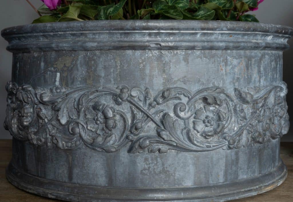 Lead Circular Garden Planters - DGA by Tina Bird