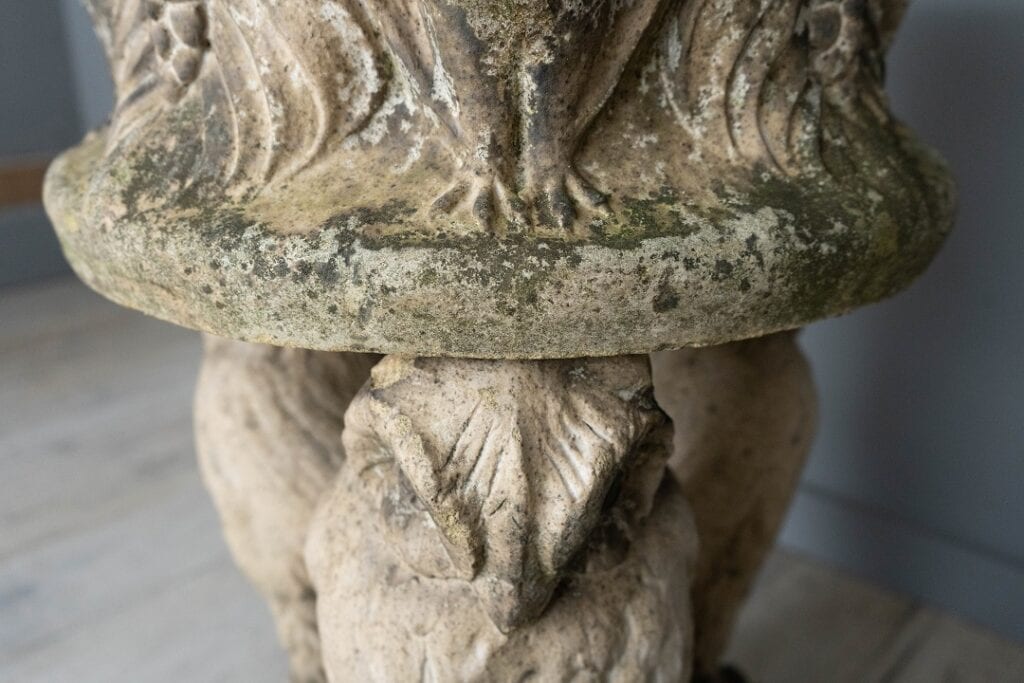 LEFCO antique Owl Birdbath - DGA by Tina Bird