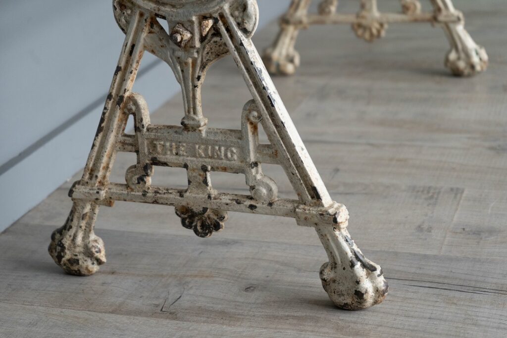 Antique Cast Iron Table celebrating King Edward VII reign - DGA by Tina ...