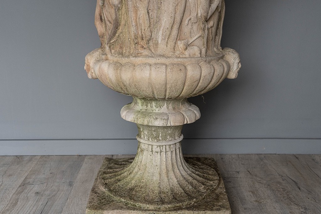 Large Antique Cast Stone Garden Urn - DGA by Tina Bird