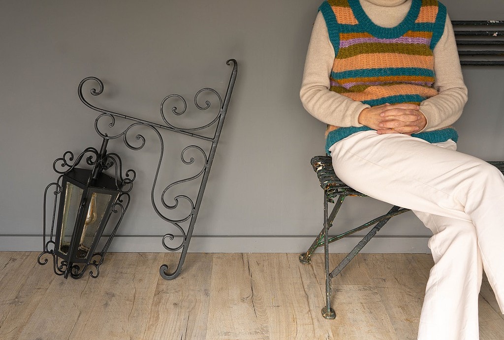 Wrought Iron Estate Made Outdoor Light - DGA by Tina Bird