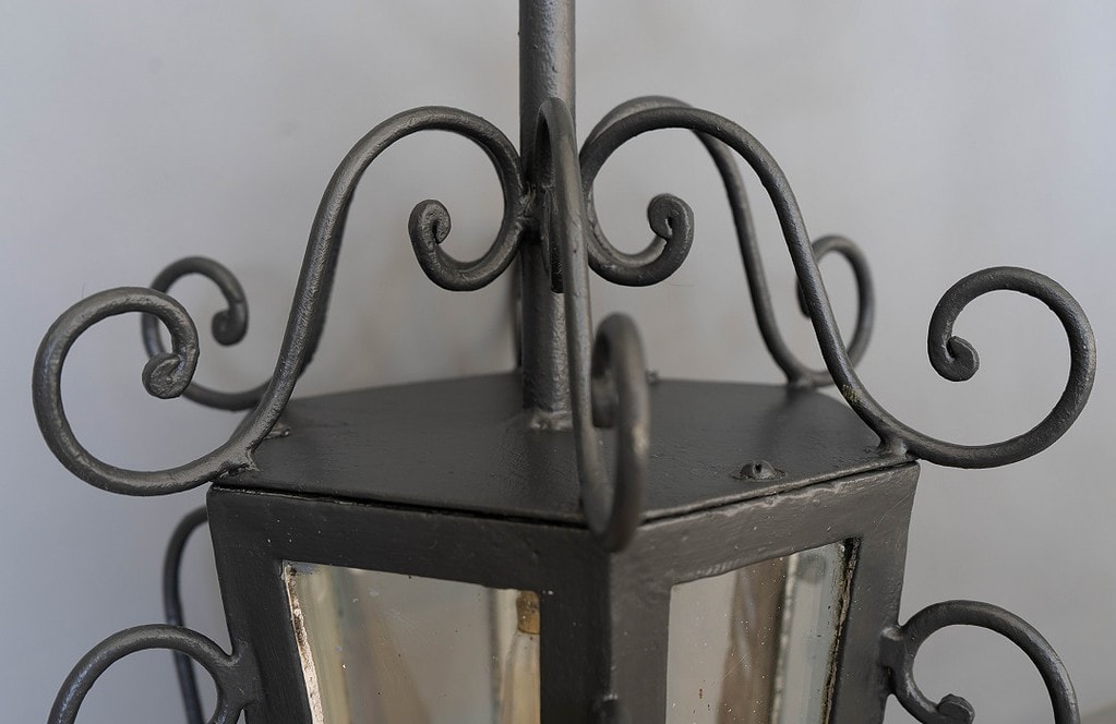 Wrought Iron Estate Made Outdoor Light - DGA by Tina Bird