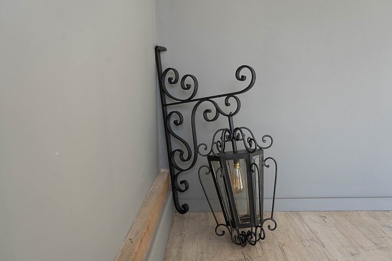 Wrought Iron Estate Made Outdoor Light - DGA by Tina Bird