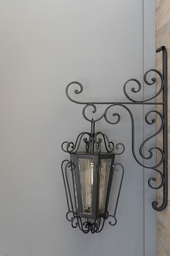 Wrought Iron Estate Made Outdoor Light - DGA by Tina Bird