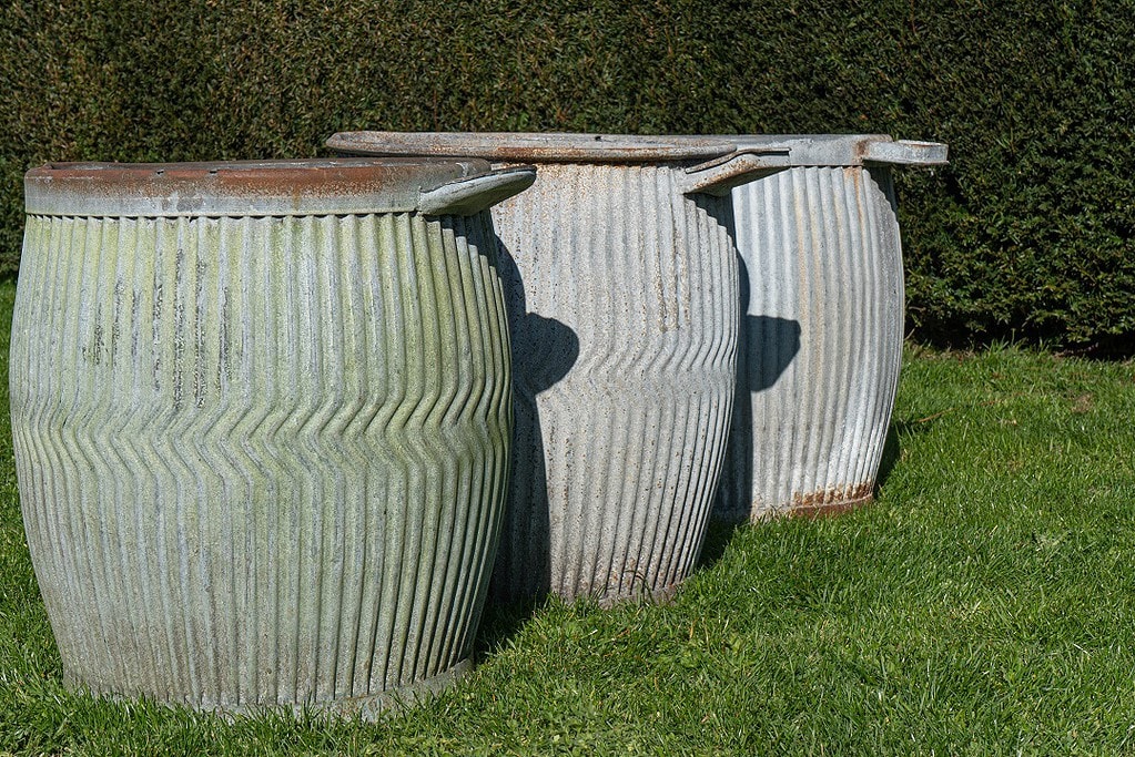 Galvanised Victorian Dolly Tubs - DGA by Tina Bird