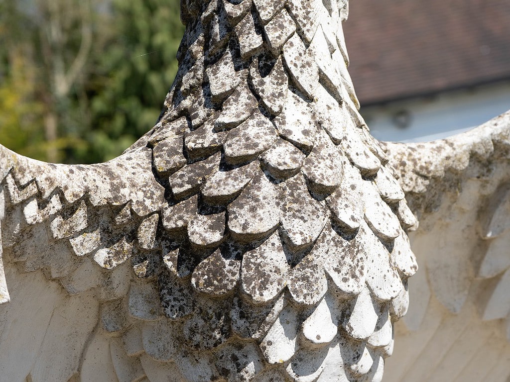 Composite stone eagle gate keepers - DGA by Tina Bird