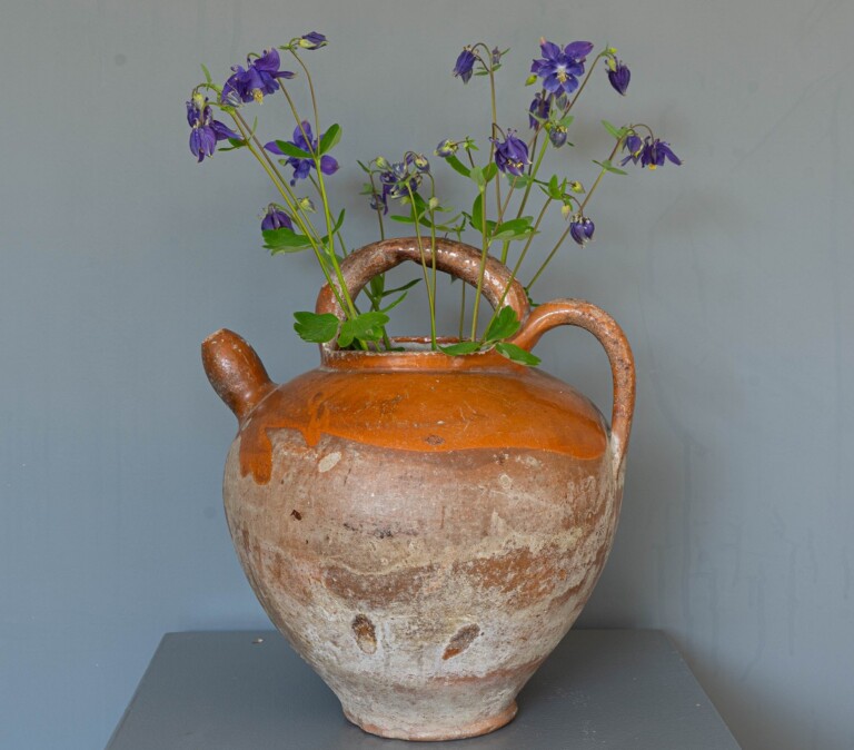 Antique French Glazed Cruche Pot - DGA by Tina Bird