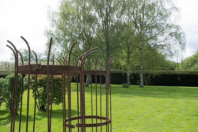 Wrought Iron Tree Guards - DGA by Tina Bird