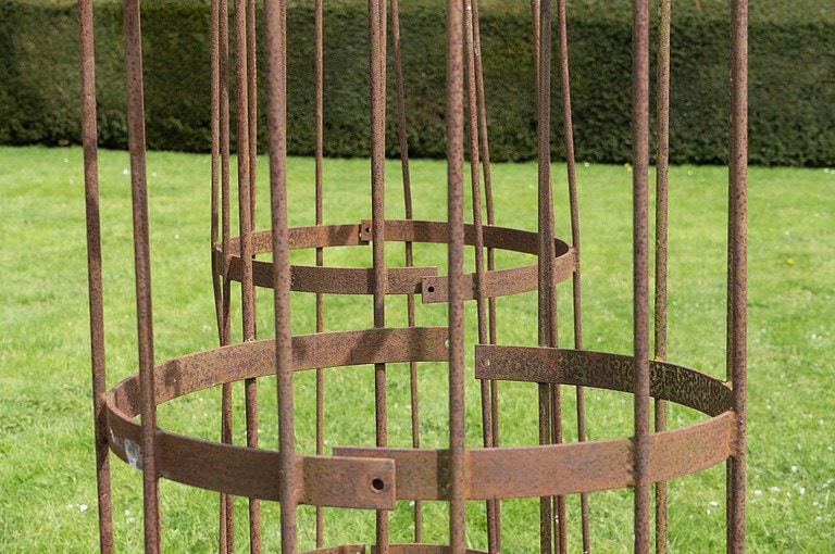 Wrought Iron Tree Guards - DGA by Tina Bird