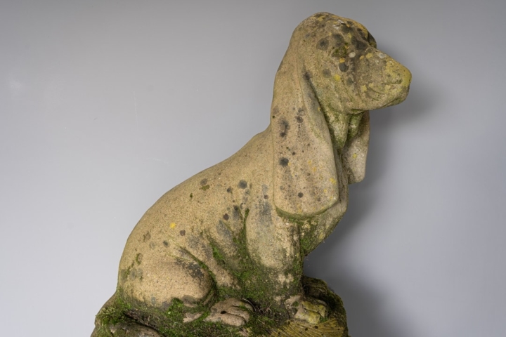 Vintage Garden Dog Statue - DGA by Tina Bird