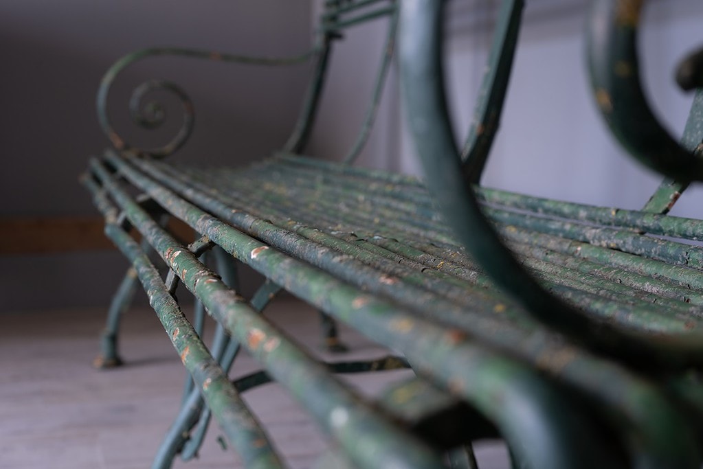 Antique Arras Large Garden Bench - DGA by Tina Bird