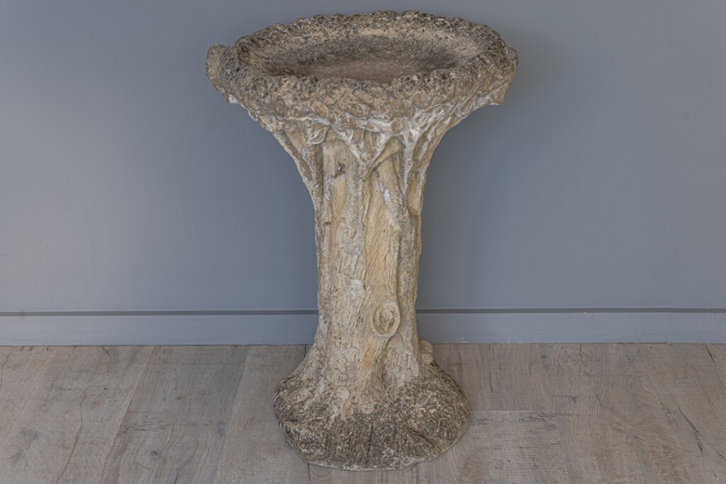 Vintage Garden Birdbath - DGA by Tina Bird