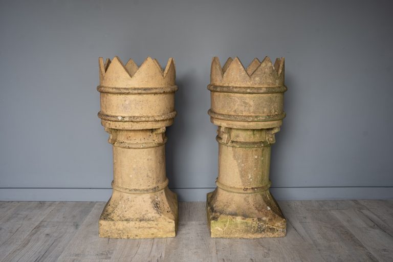 A pair of Antique Chimney Stacks - DGA by Tina Bird