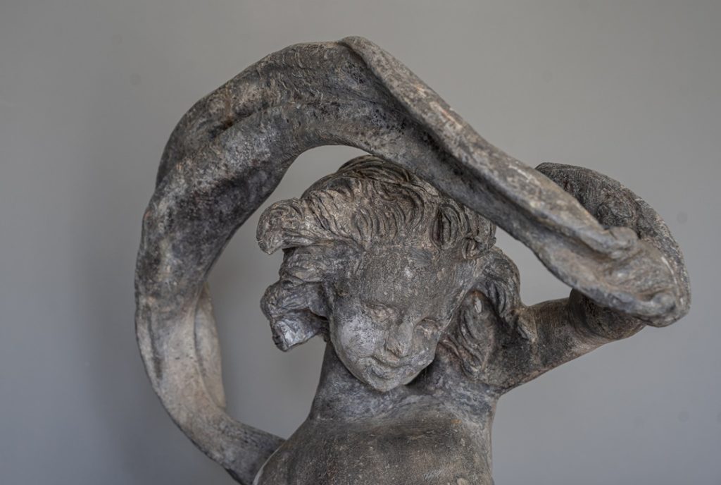 An antique Lead Garden Statue - DGA by Tina Bird