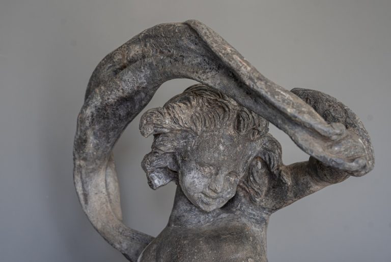 An antique Lead Garden Statue - DGA by Tina Bird