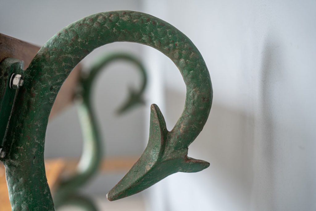 Antique Serpent Garden Bench - DGA by Tina Bird