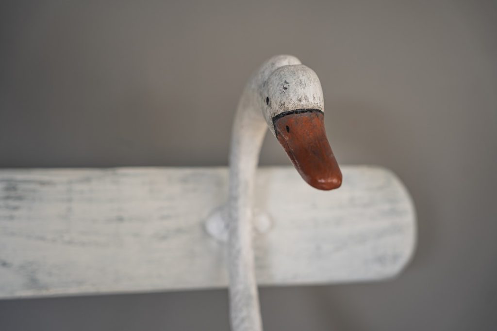 Antique Garden Swan Bench - DGA by Tina Bird