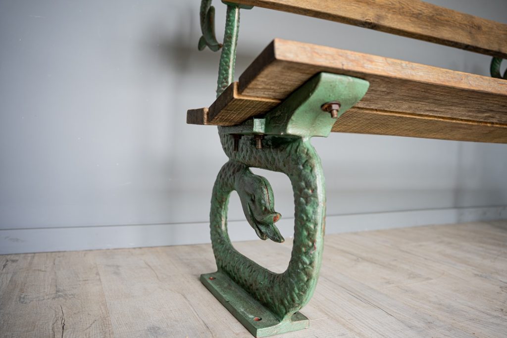 Cast Iron Serpent Garden Bench - DGA by Tina Bird