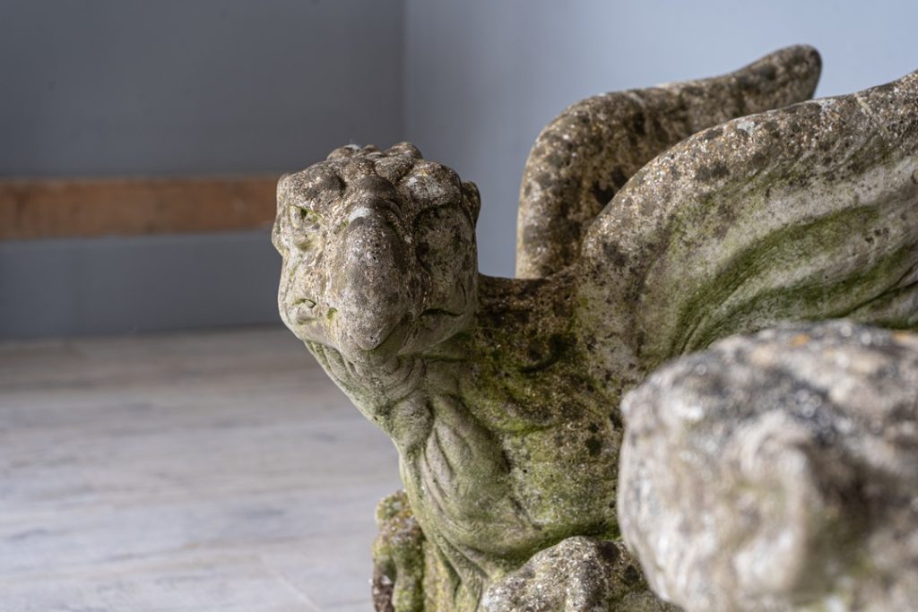 Pair Antique Garden Gatekeeper Statues - DGA by Tina Bird