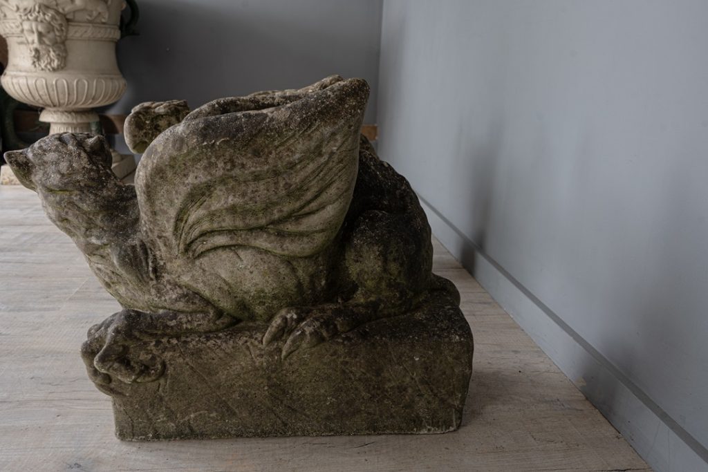 Pair Antique Garden Gatekeeper Statues - DGA by Tina Bird