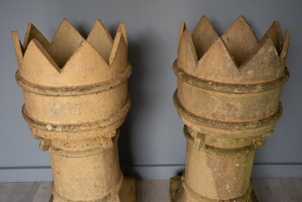 A pair of Antique Chimney Stacks - DGA by Tina Bird