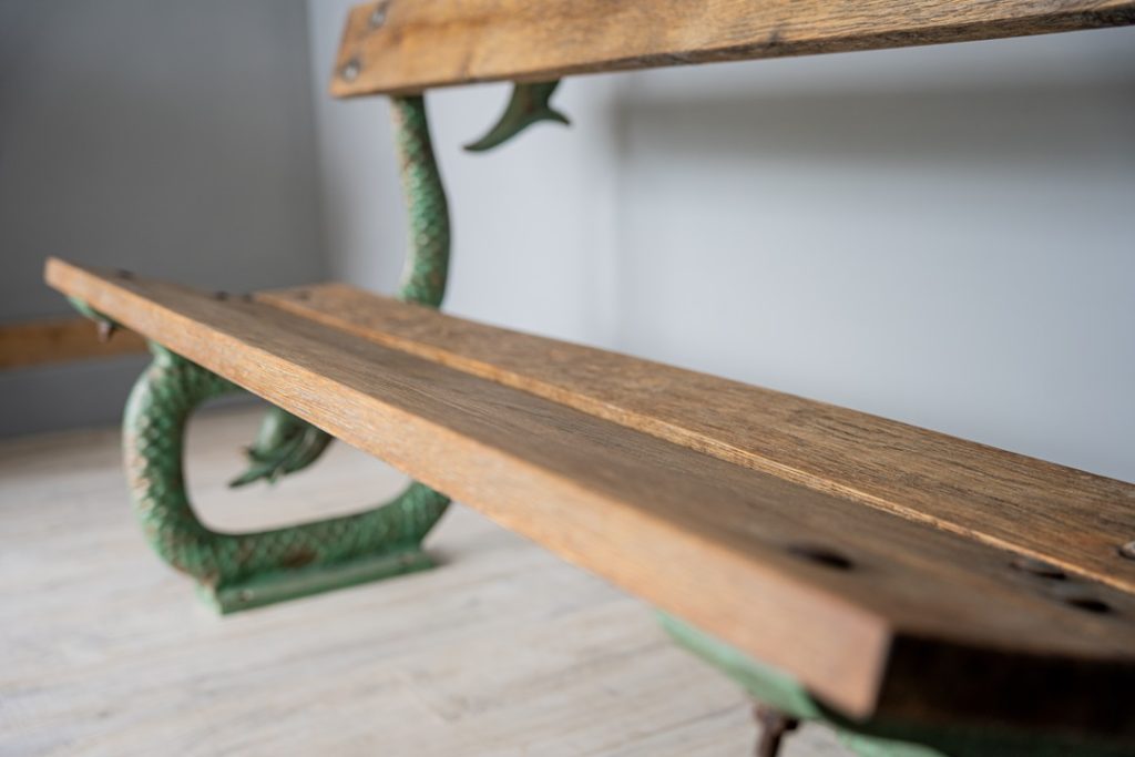 Cast Iron Serpent Garden Bench - DGA by Tina Bird