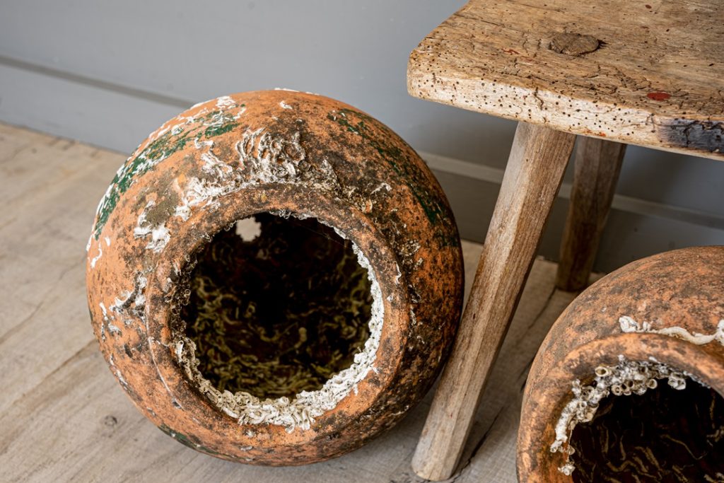 Set of Four French Cockle Pots - DGA by Tina Bird